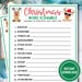Christmas Word Scramble Game: Printable Party Activity (digital ...
