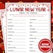 Lunar New Year Finish the Phrase Game: Printable Activity (digital ...