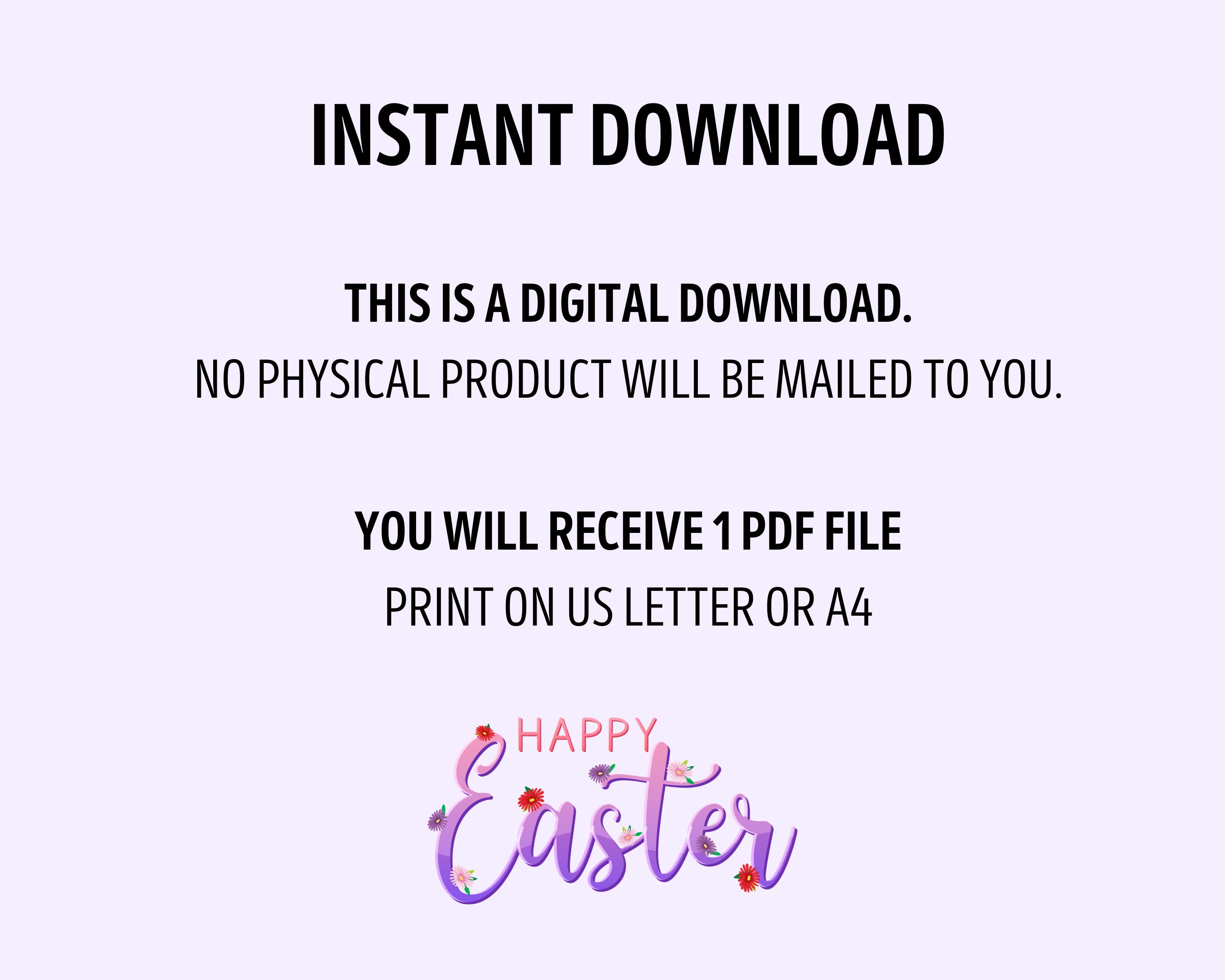 Kids Easter Scavenger Hunt: Printable Party Game (digital Download) - Etsy