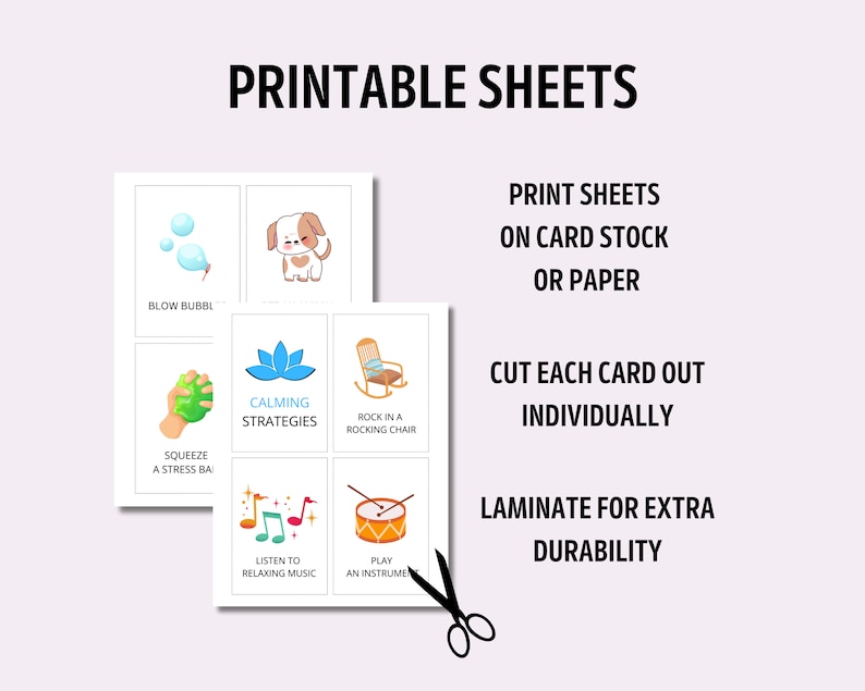 Kids Calming Strategies Flashcards: Emotion Regulation (digital ...