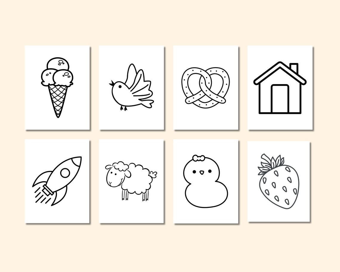 100 Printable Preschool Coloring | Toddler Coloring | Toddler ...