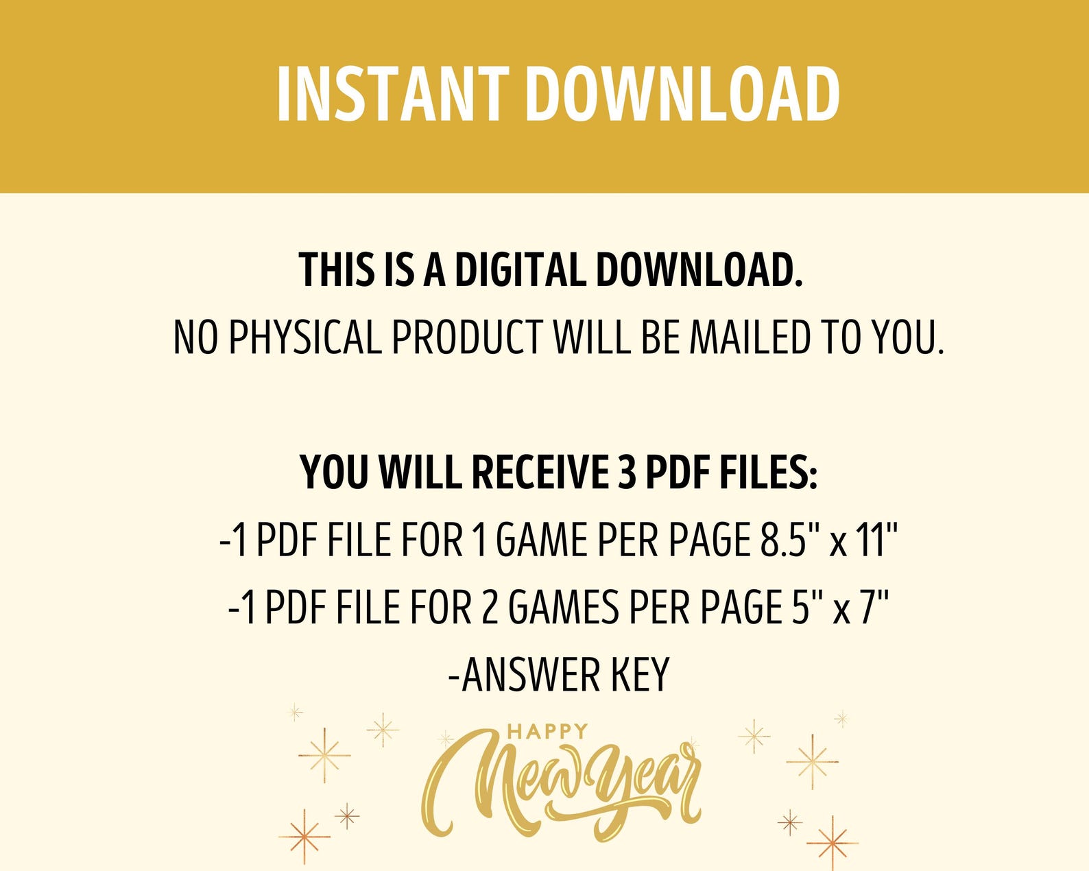 New Year's Eve Word Scramble Game: Fun for Kids & Adults (digital ...