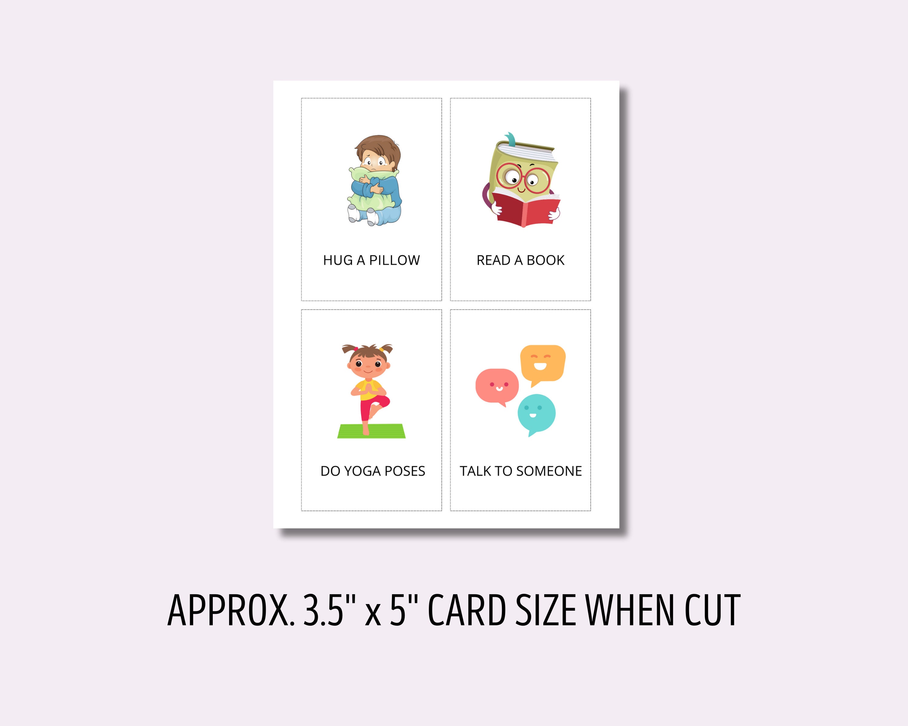 Kids Calming Strategies Flashcards: Emotion Regulation (digital ...