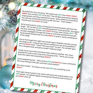 Christmas Left Right Gift Exchange Game: Printable Story (PDF) - Etsy