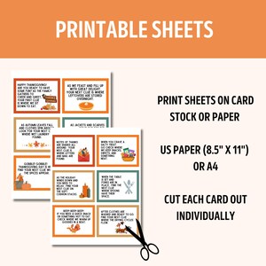 Thanksgiving Scavenger Hunt: 24 Printable Riddle Cards (PDF) - Etsy