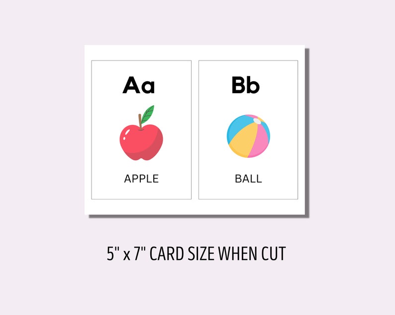 Tarjetas didácticas del alfabeto para imprimir, tarjetas didácticas del ...