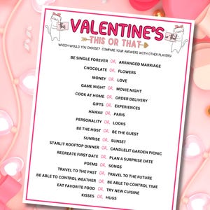 Valentine's This or That Game | Printable Valentine Games Digital ...