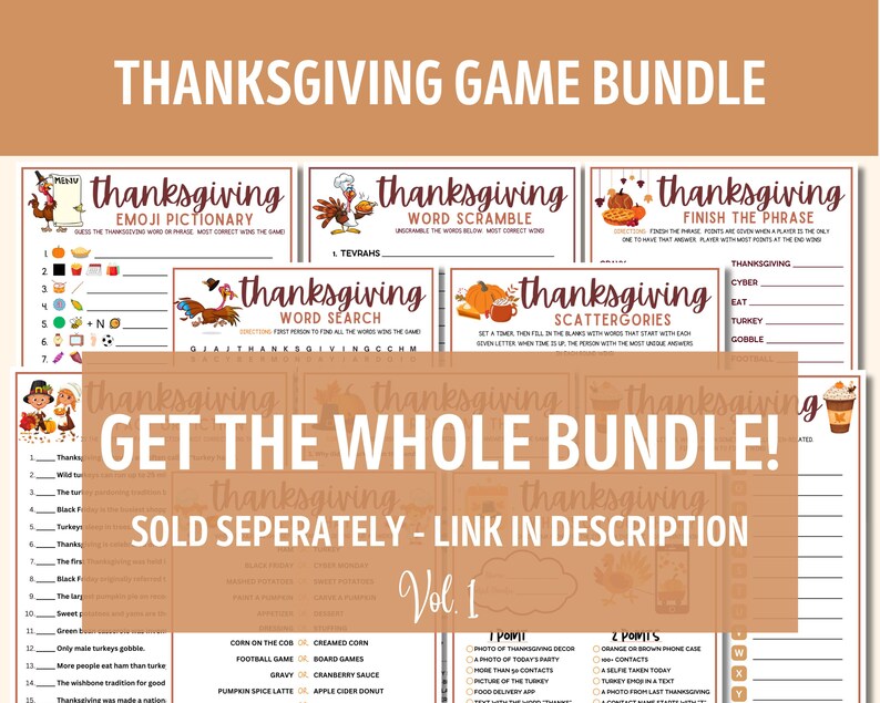 Thanksgiving What's on Your Phone Game | Printable Thanksgiving Game ...