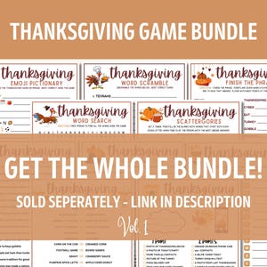 Thanksgiving Word Search Game: Printable Holiday Fun (digital Download ...