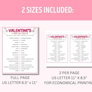 Valentine's This or That Game | Printable Valentine Games Digital ...
