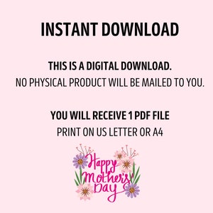Mother's Day Scavenger Hunt Game | Printable Mother's Day Game Digital ...