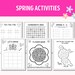 Kids Spring Printable Activity Bundle | Digital Download Games | Spring ...