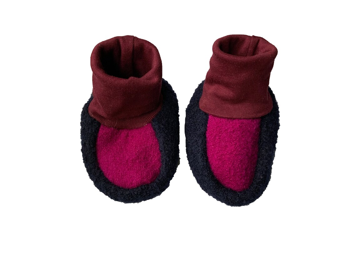 Baby Booties Made From Organic Wool Felt - Etsy