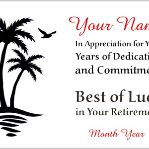 Personalized Plaque for Retirement | Laser Engraved Genuine Red Alder ...