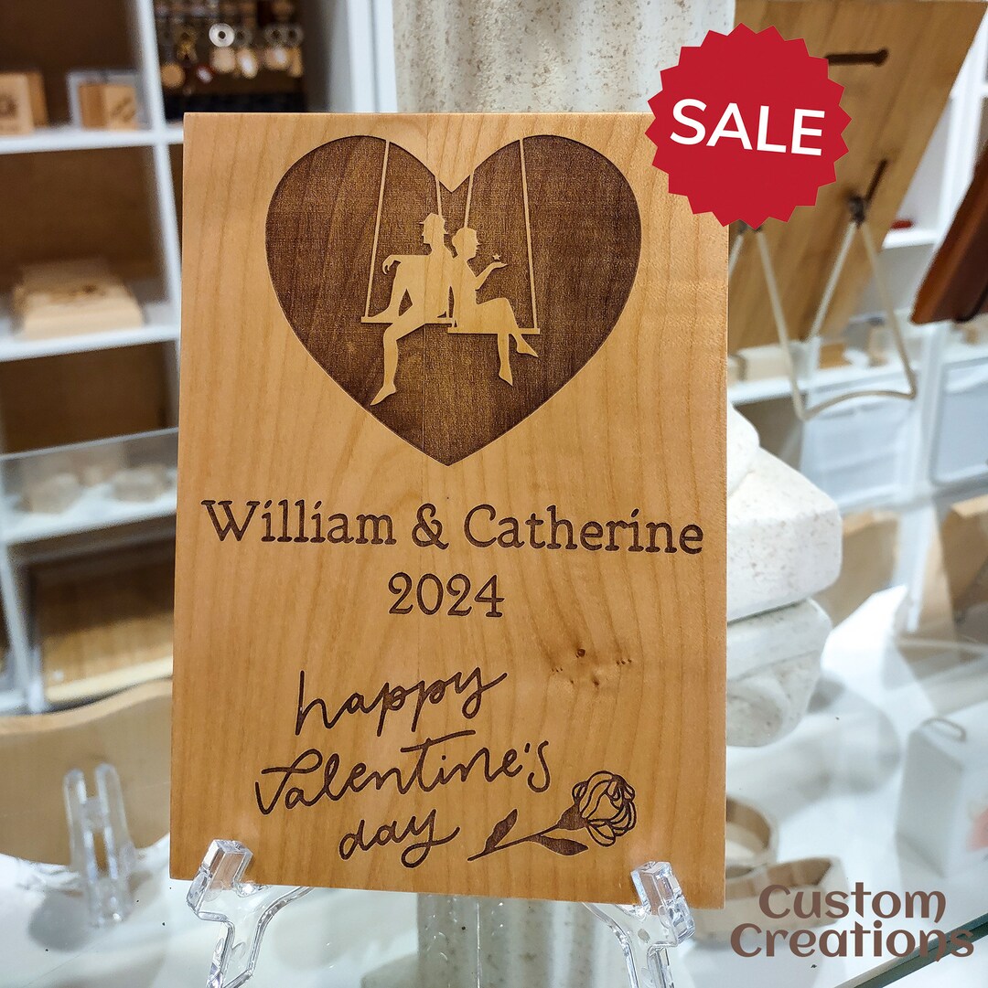 Customizable 5" X 7" Maple Plaque Plate | Personalized Laser Engraved ...