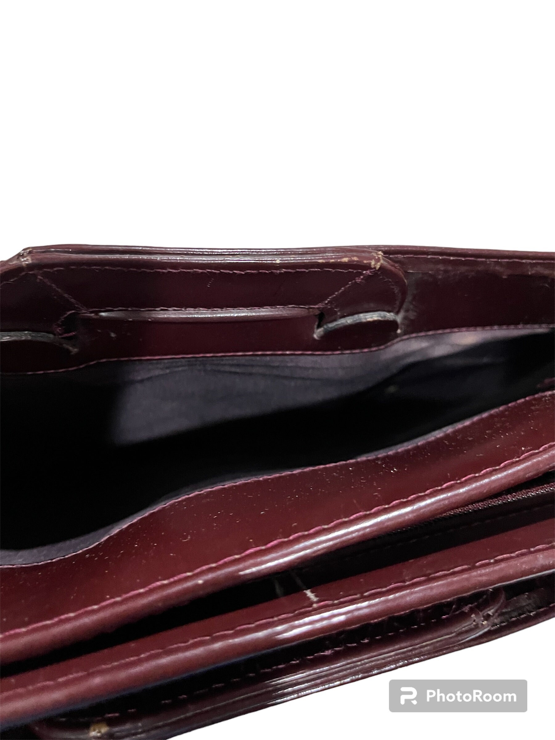 Vintage Stebco Oxblood Leather Briefcase Attache, W/handles & Shoulder ...