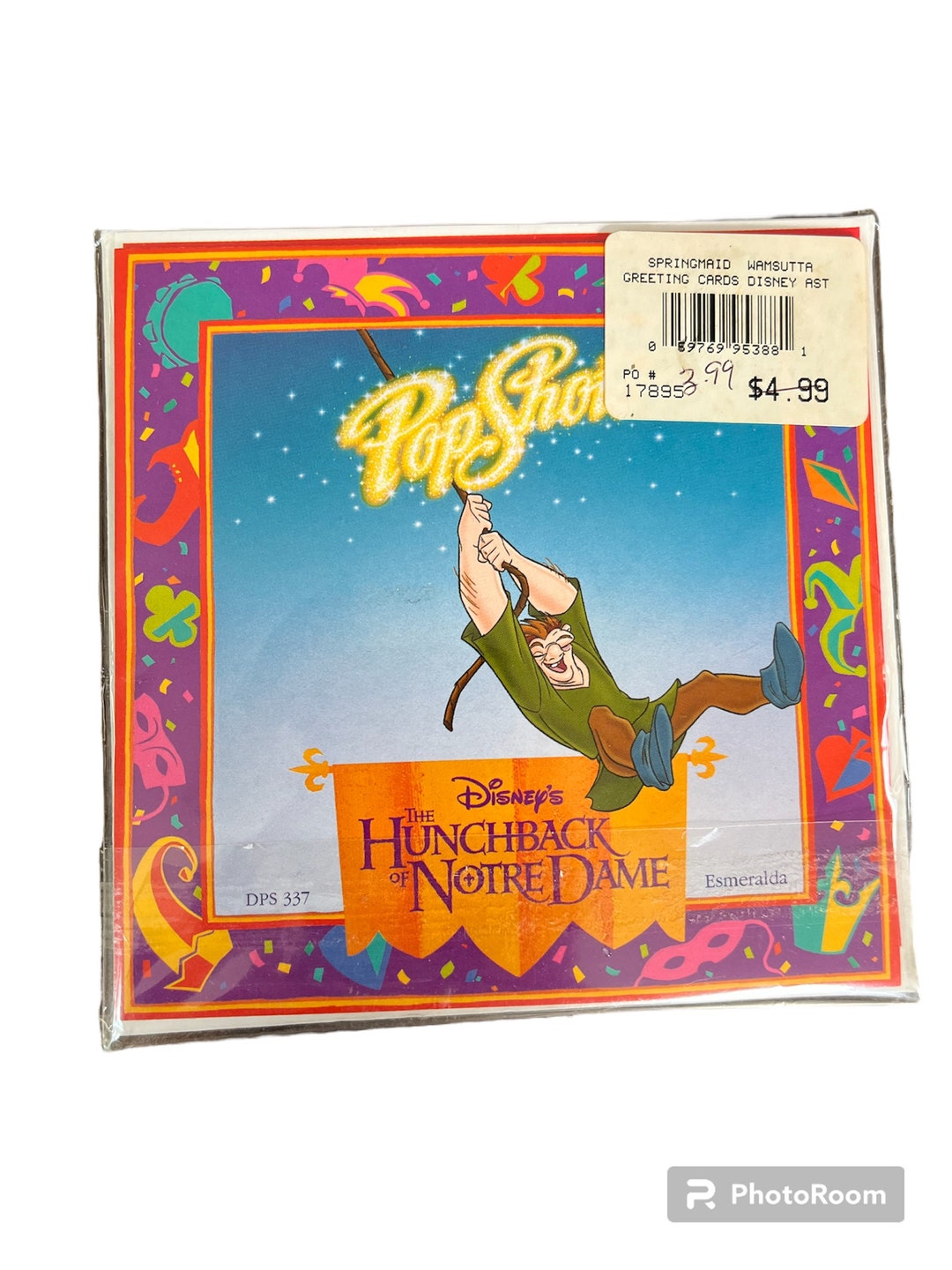 Vintage Disney Hunchback of Notre Dame Pop Shots Greeting - Etsy