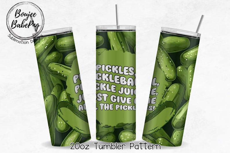 Funny Pickle Ball 20 Oz Skinny Tumbler Sublimation Design - Etsy