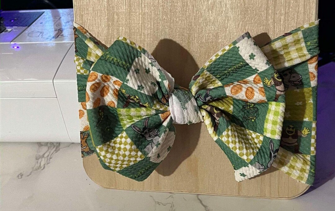 Shrek Green Ogre Baby Infant Child Headwrap Bow - Etsy