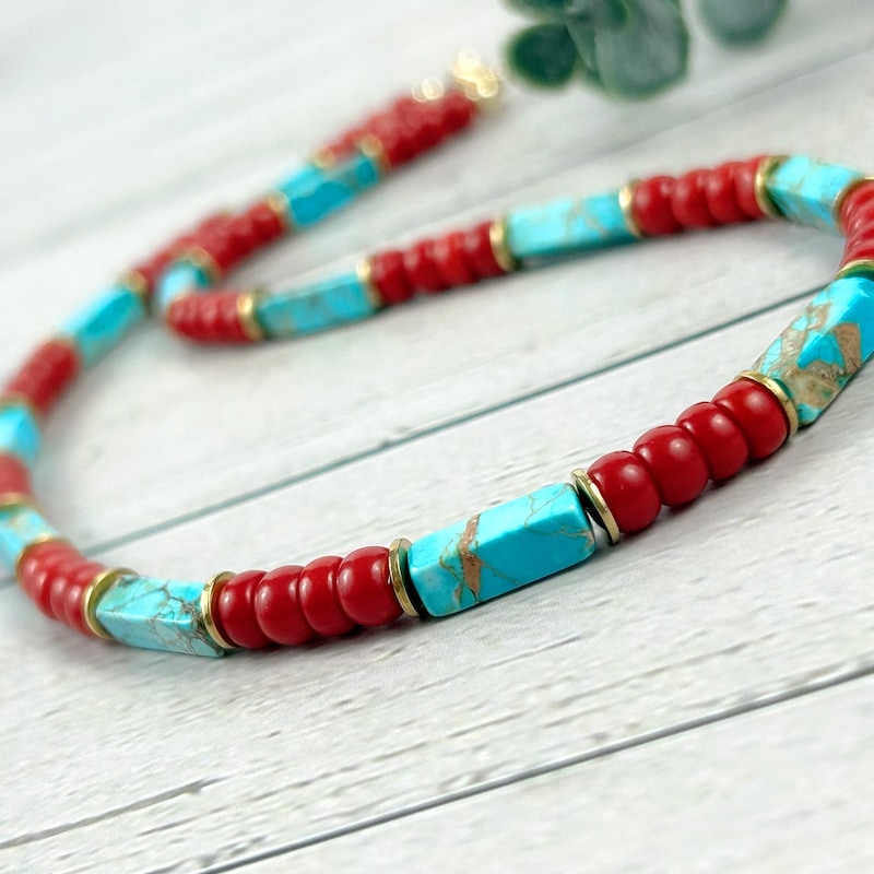 Red Turquoise - Etsy