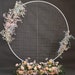 6 FT Round Grid Wedding Backdrop Balloons Arch Wedding Backdrop Mesh ...