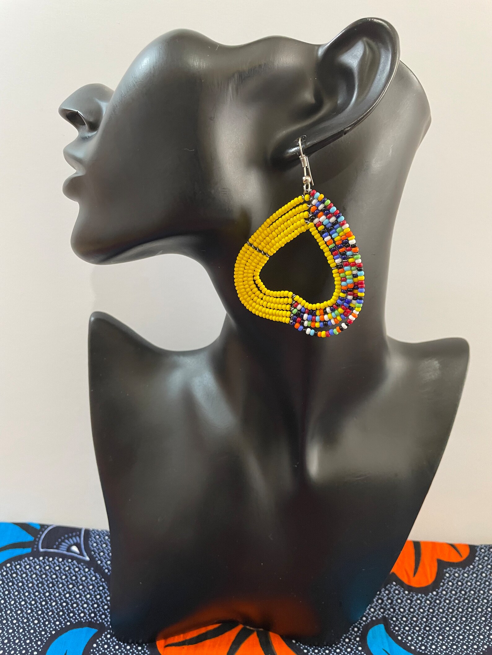 Maasai Beaded Earrings, African Inspired Earrings, African Beaded ...