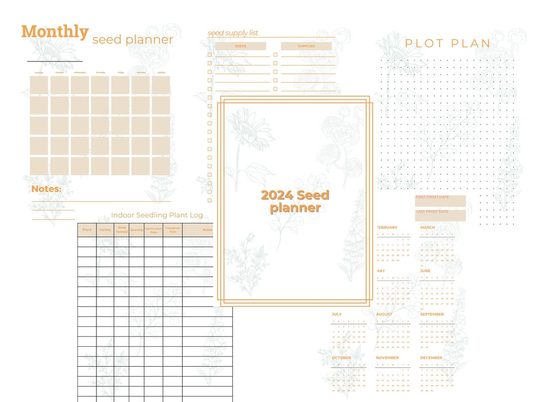 Digital Seed Planner - Etsy