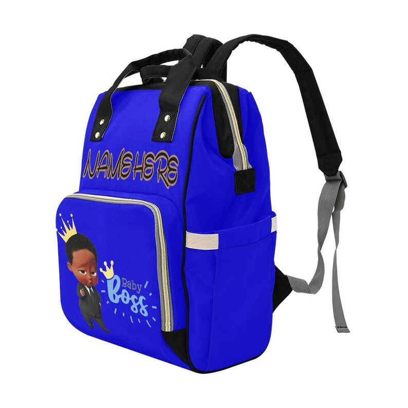 Personalized Blue Boy Baby Boss Diaper Bag - Etsy