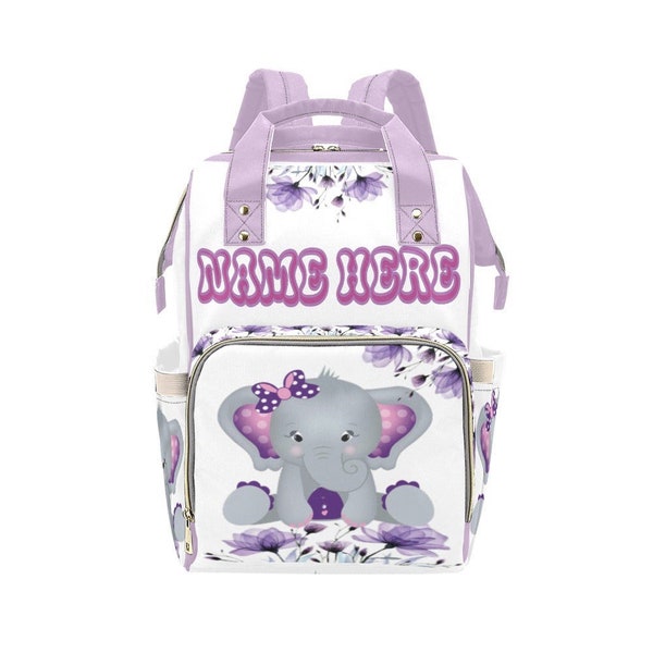 Purple Diaper Bag - Etsy