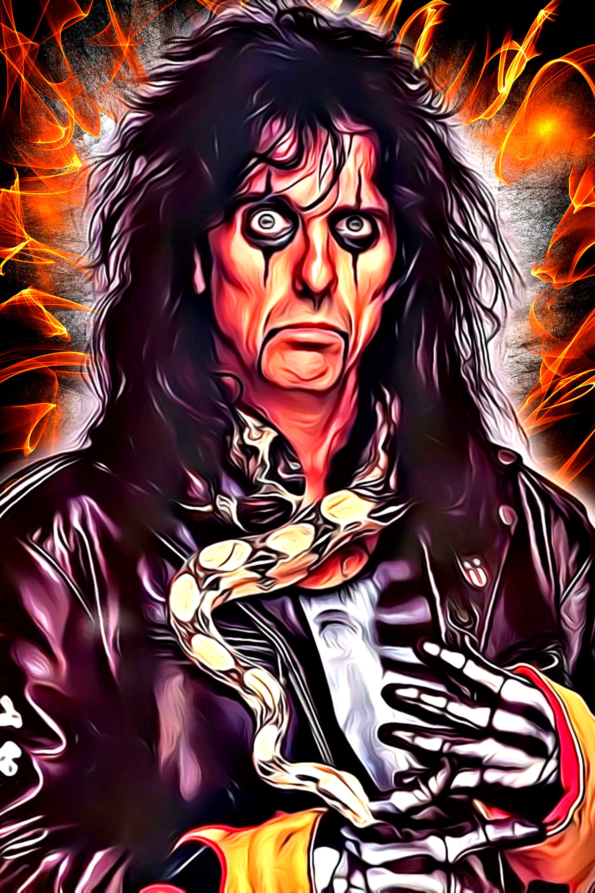 Digital Prints Alice Cooper I Art Print Art & Collectibles Prints etna ...
