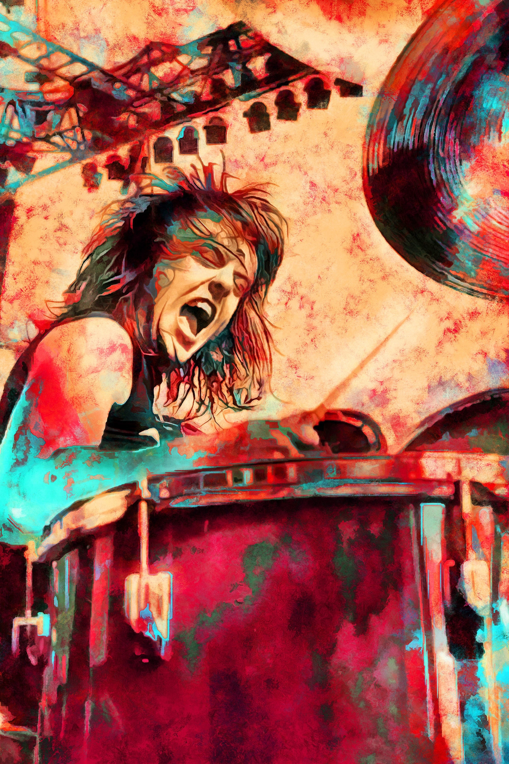 Metallica Lars Ulrich Art One Envío gratis a los | Etsy