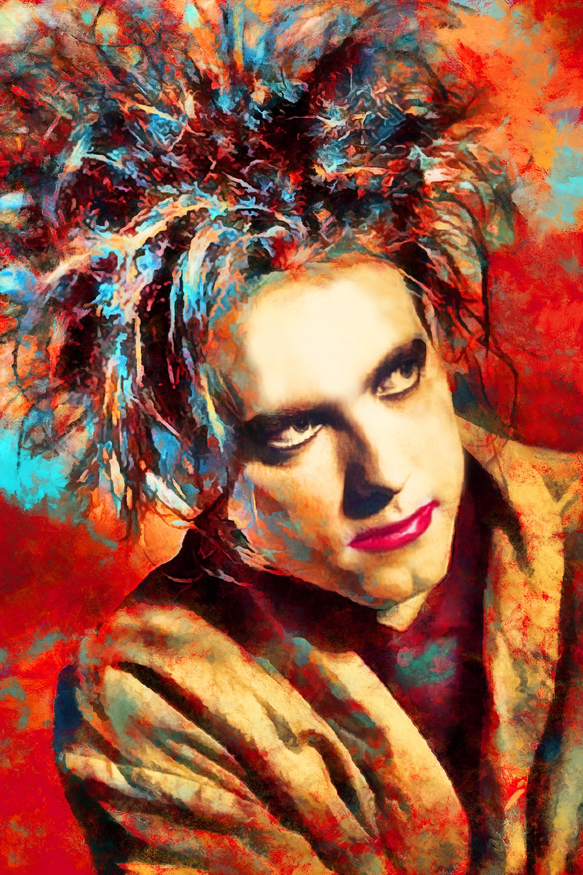 The Cure Robert Smith Art just Like Heaven Free US | Etsy