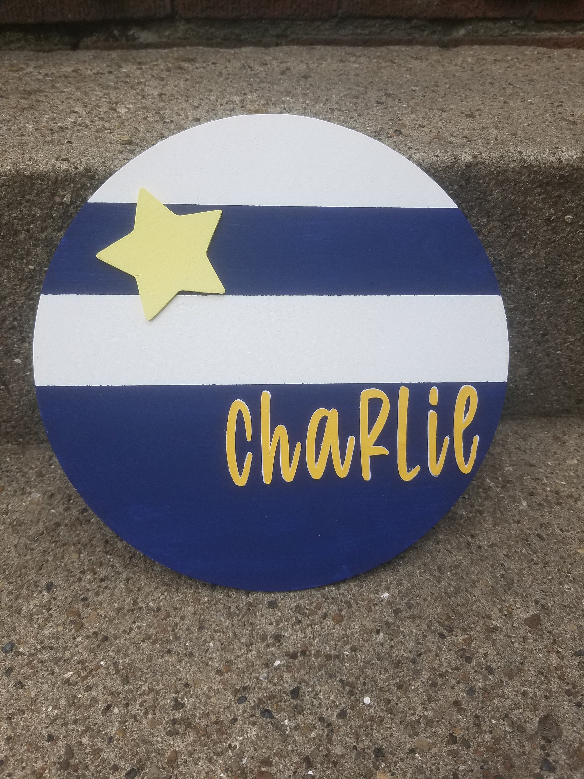 Kids Signs, Name Signs, Nursery Signs, Nickname Signs, Round Name Signs ...