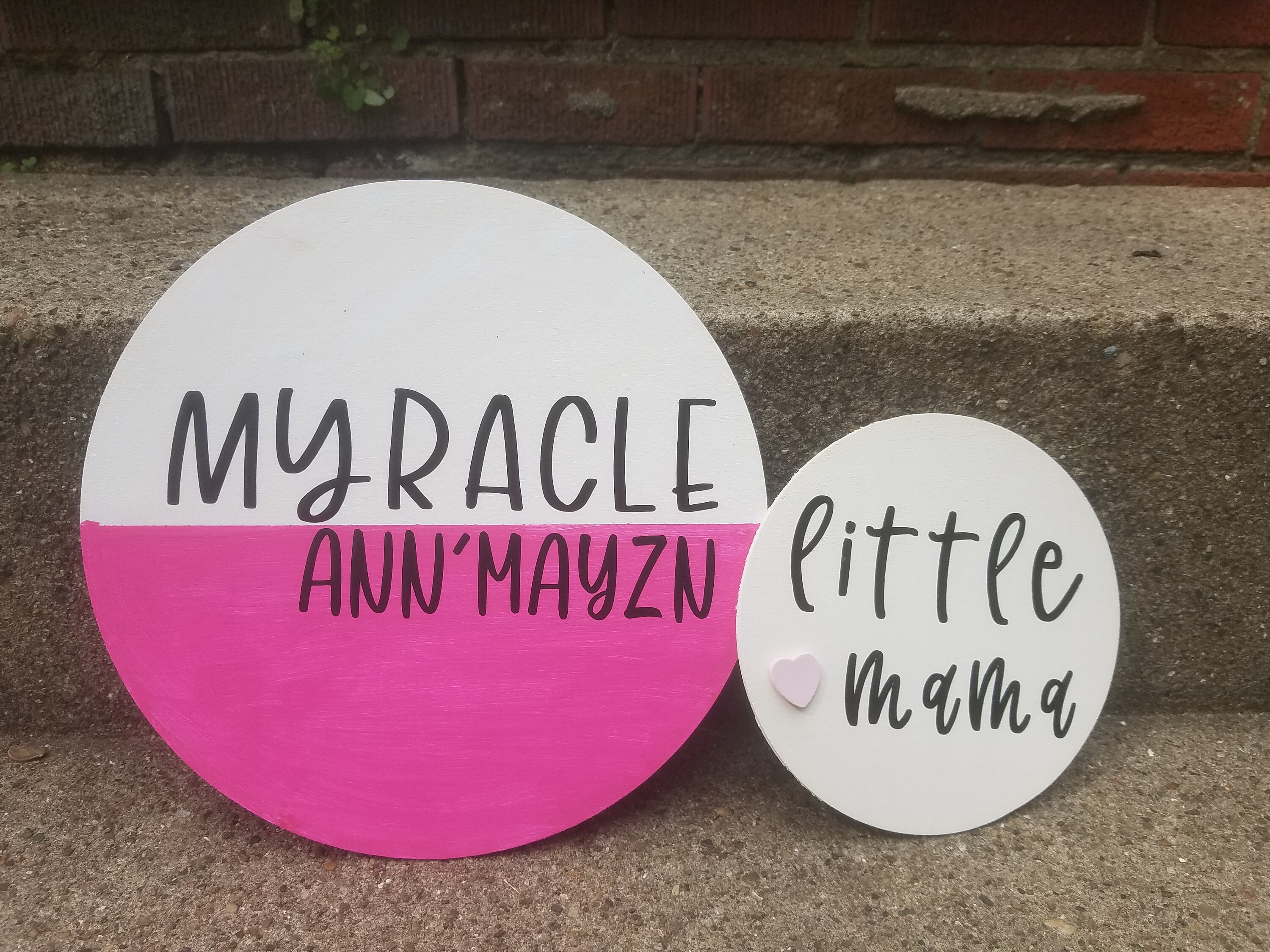 Kids Signs, Name Signs, Nursery Signs, Nickname Signs, Round Name Signs ...