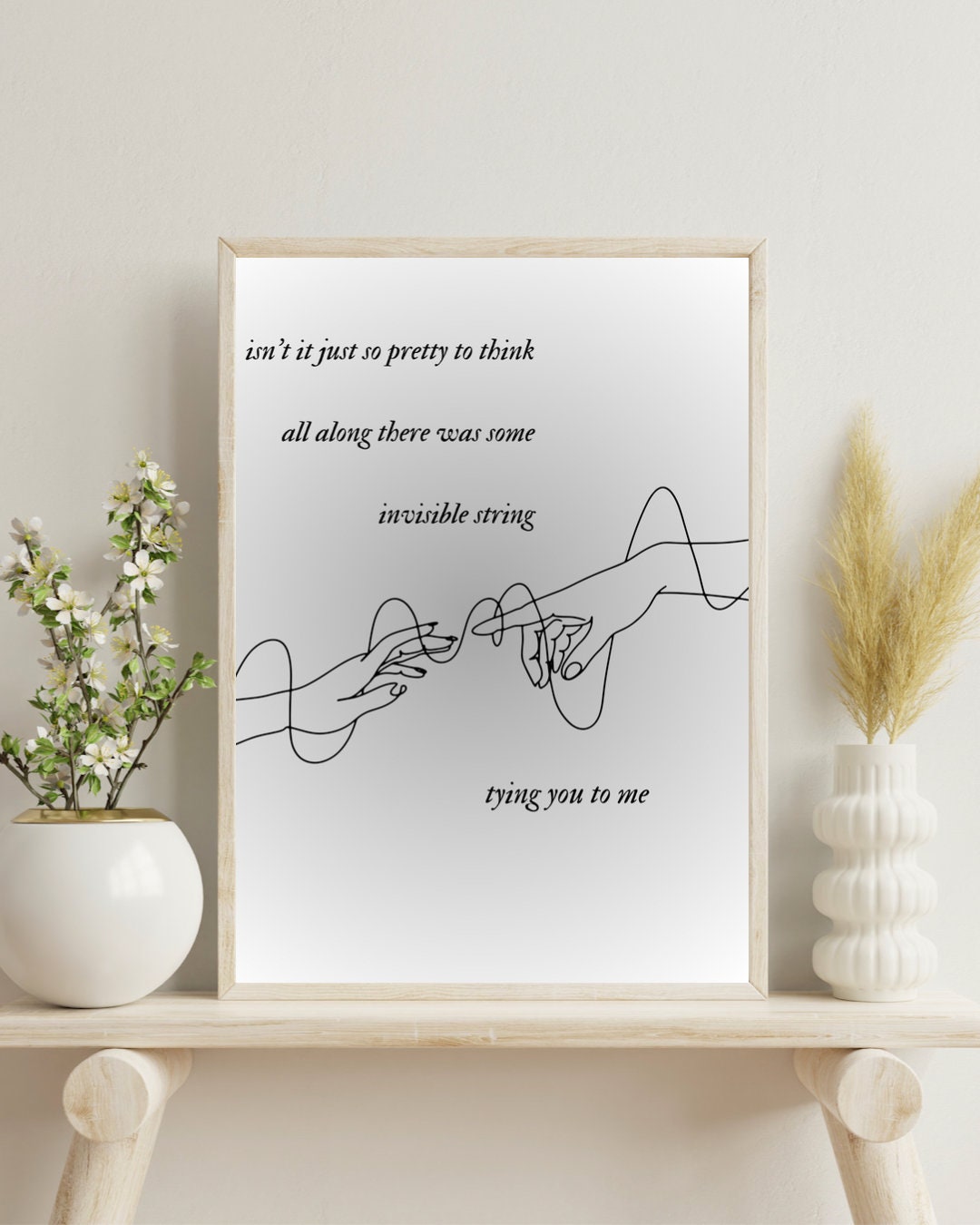 Taylor Swift Poster Invisible String Lyric Poster Folklore Album ...