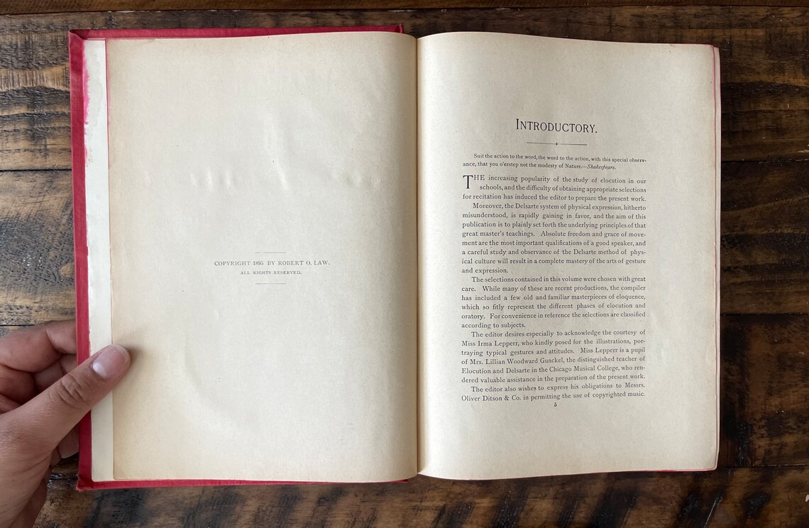 1895 Antique Poetry Book | “the International Speaker and Popular ...