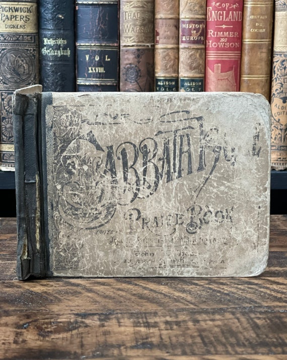 1884 Antique Religious Hymn Book our Sabbath Home Praise - Etsy
