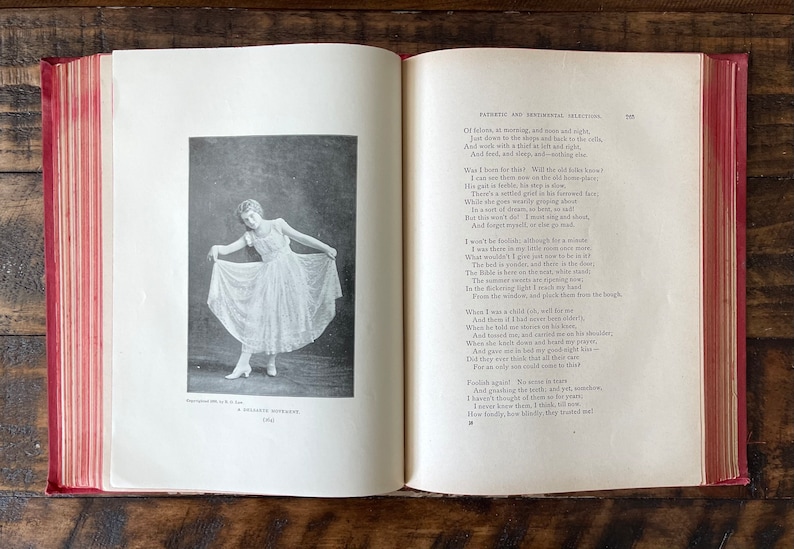 1895 Antique Poetry Book | “the International Speaker and Popular ...