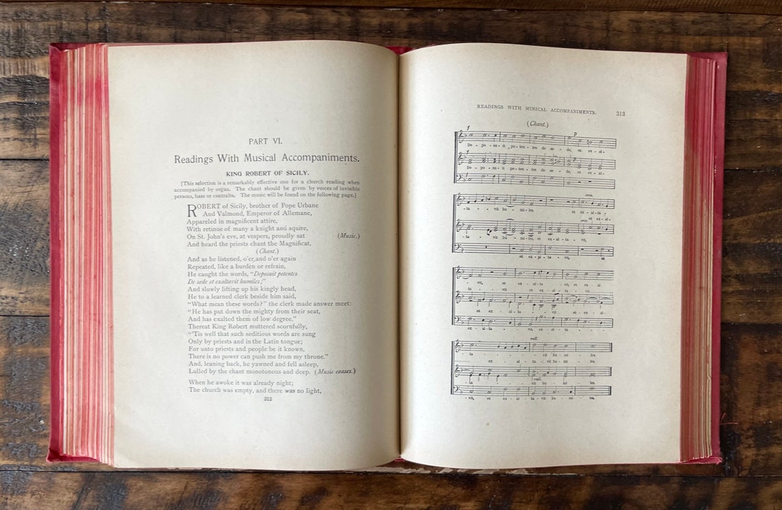 1895 Antique Poetry Book | “the International Speaker and Popular ...