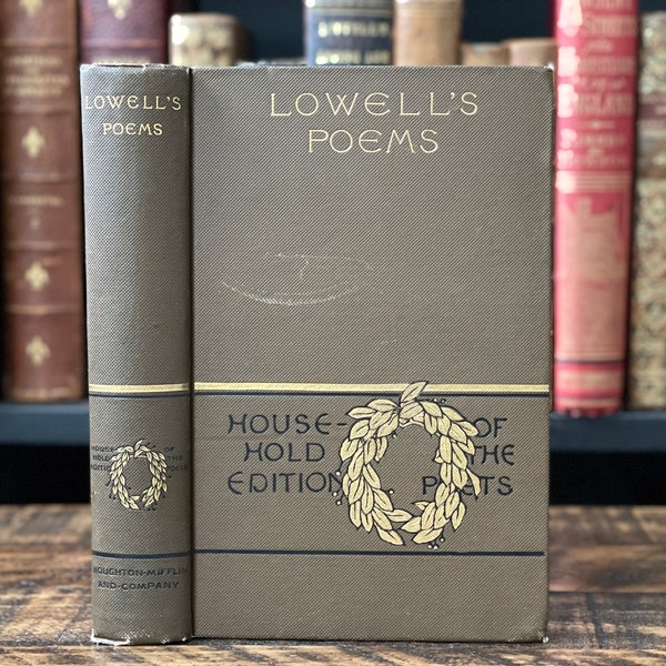 Antique Lowell Book - Etsy