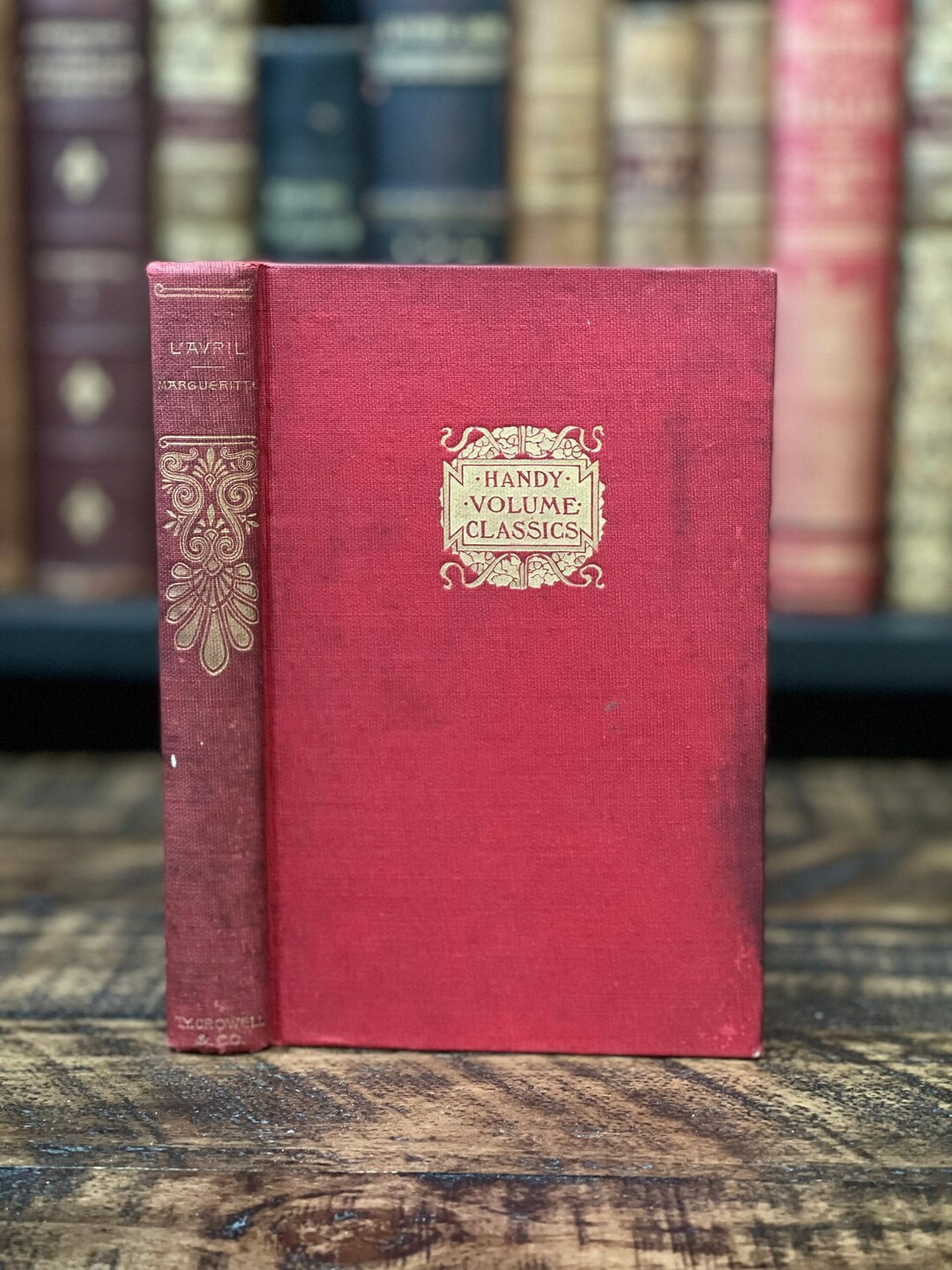 1895 Antique Victorian Book | “l’avril a Novel” | Small Antique Book - Etsy