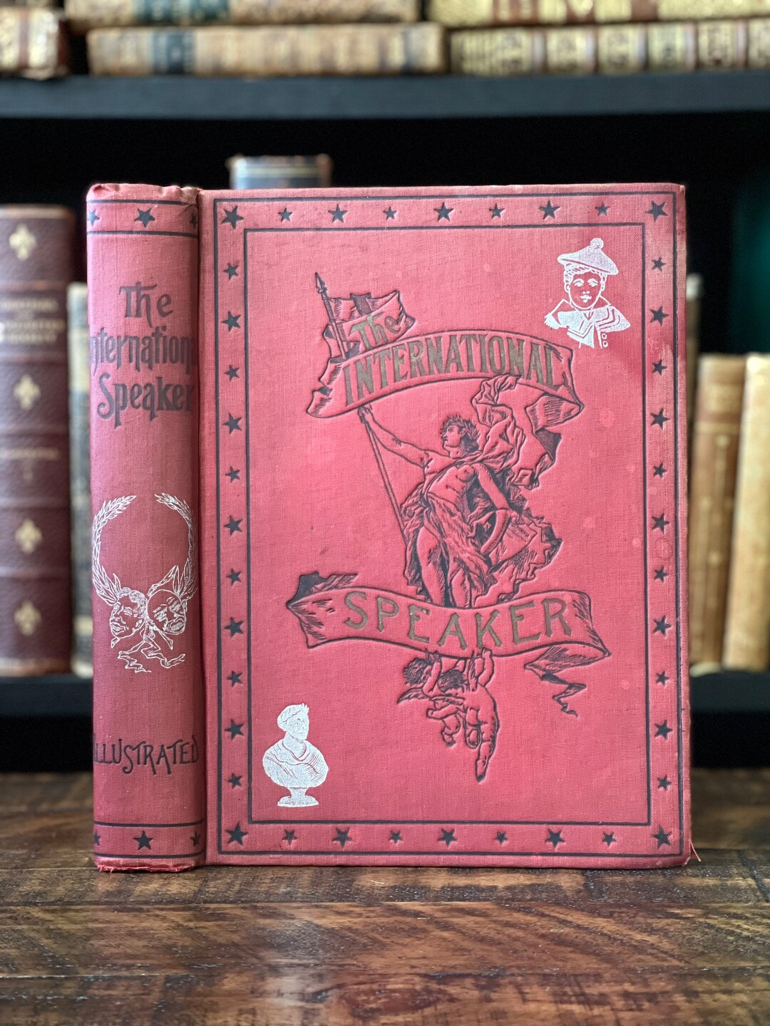1895 Antique Poetry Book | “the International Speaker and Popular ...