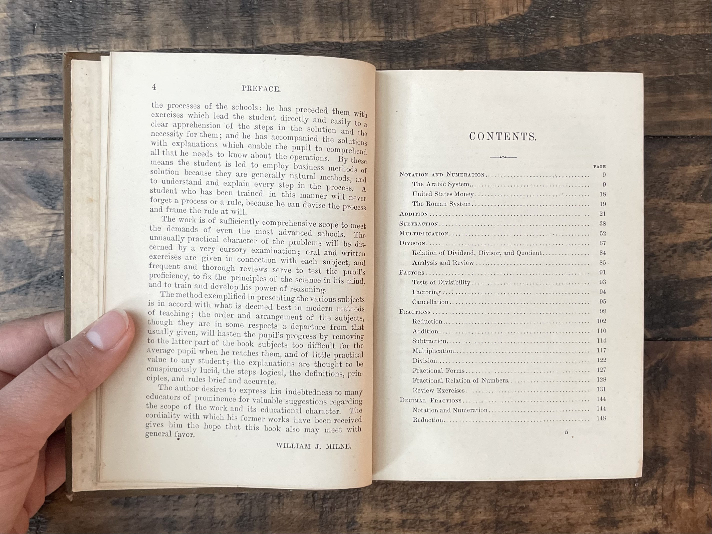 1895 Antique Victorian School Book standard Arithmetic - Etsy