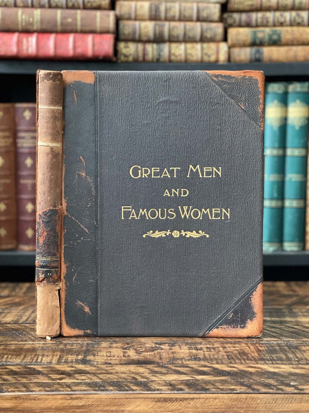 1894 Victorian History Book | “great Men and Famous Women” | Vol. 2 ...