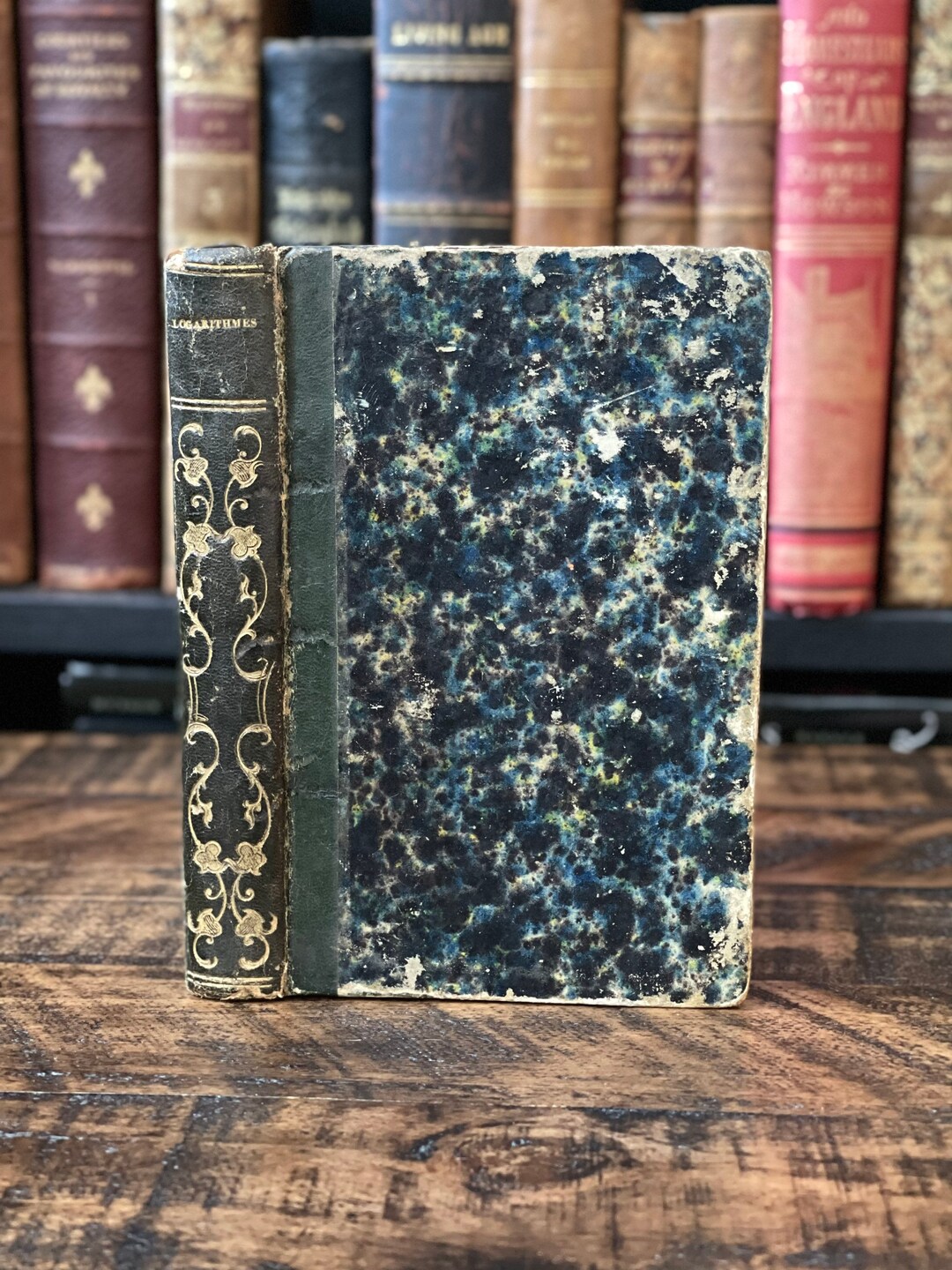 1847 Antique French Math Book | “tables De Logarithmes” | Small Antique ...