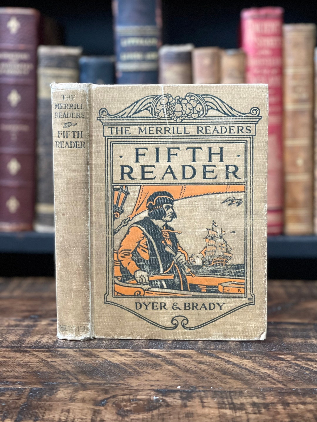 1916 Fifth Reader | Antique School Book Edwardian School Book - Etsy