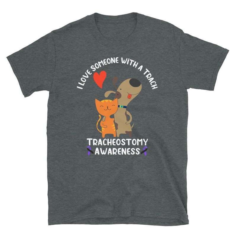 I Love Someone With a Trach Tracheostomy Awareness Shirt Adult - Etsy