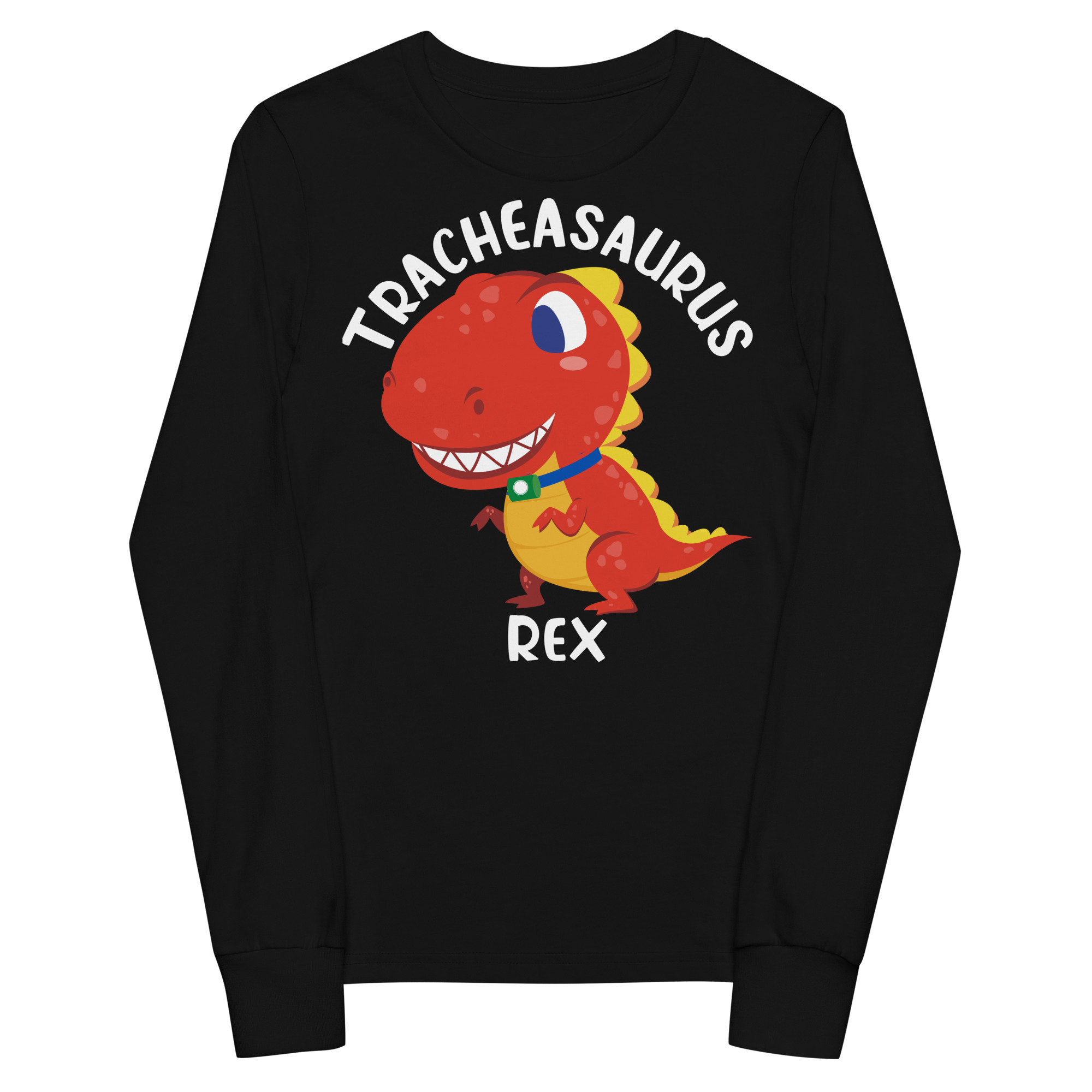 Tracheasaurus Rex Tracheostomy Awareness Dinosaur Long Sleeve - Etsy