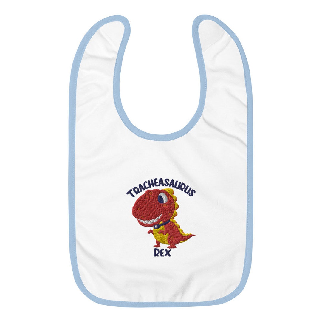 Tracheasaurus Rex Tracheostomy Awareness T-rex Bib - Etsy