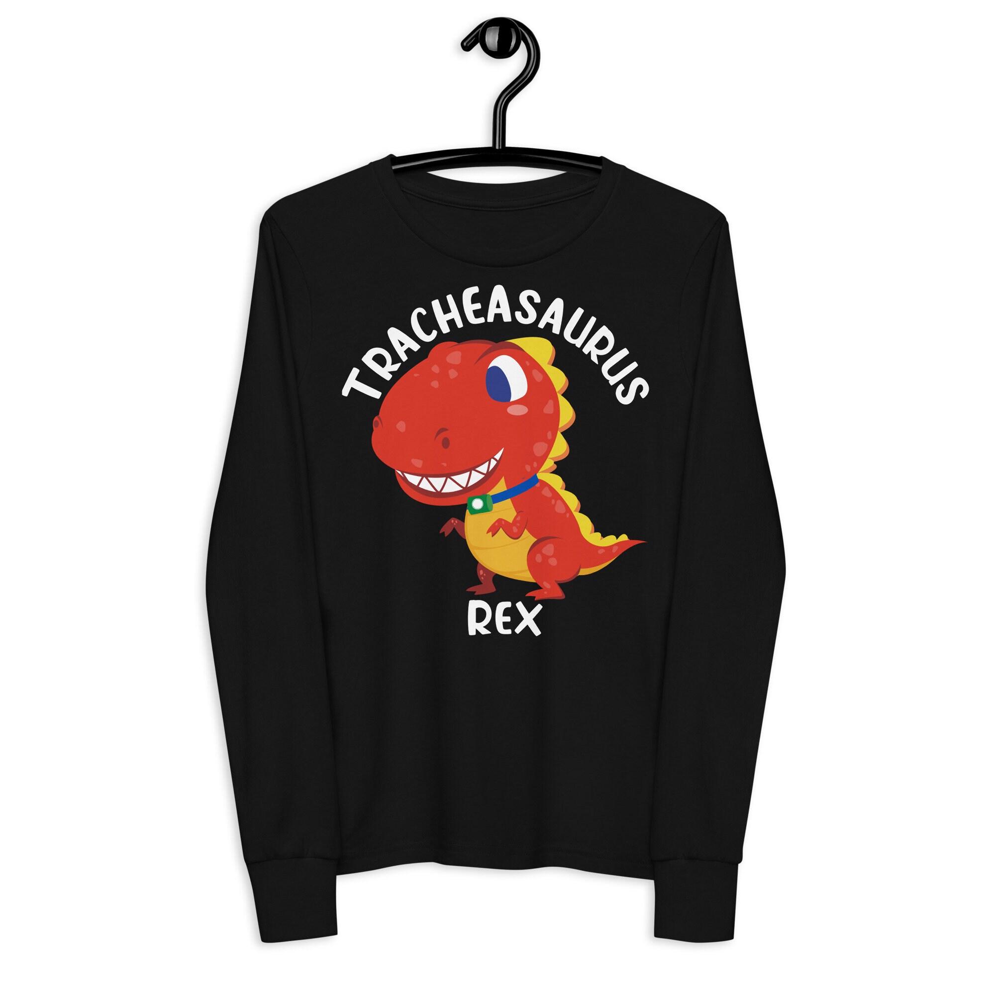 Tracheasaurus Rex Tracheostomy Awareness Dinosaur Long Sleeve - Etsy